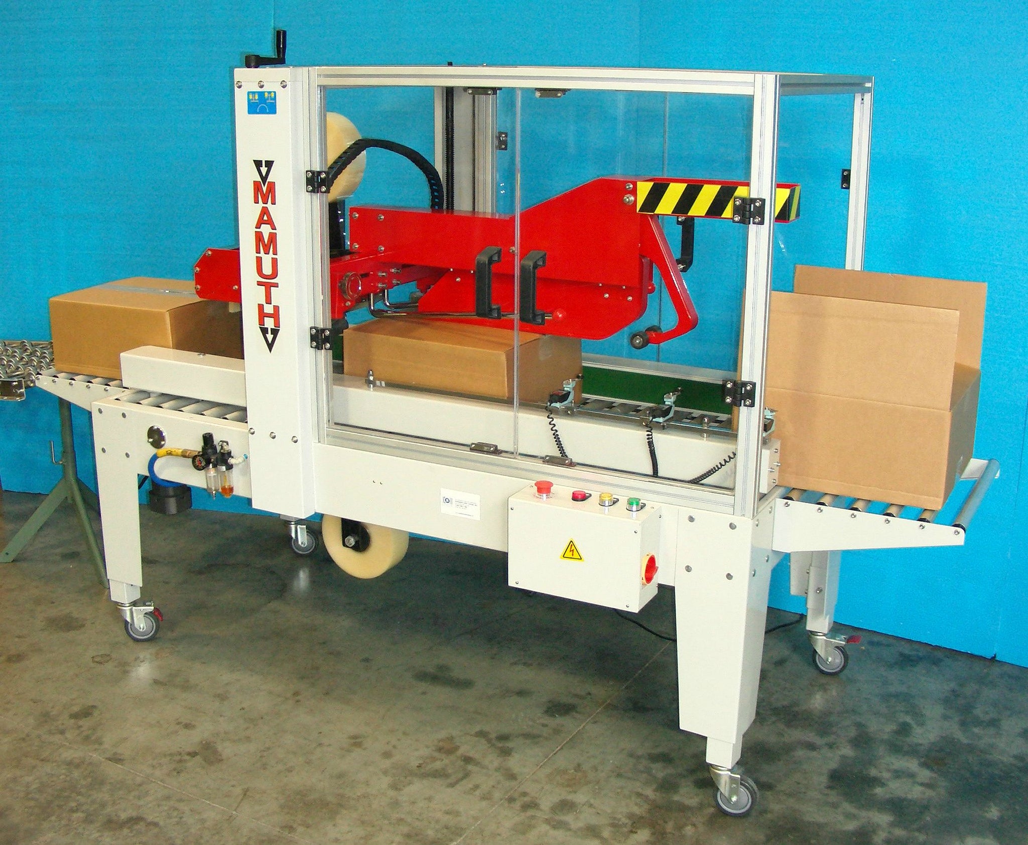 Fully Automatic Carton Box Sealing Machine | Uniform Case Taping Sealer